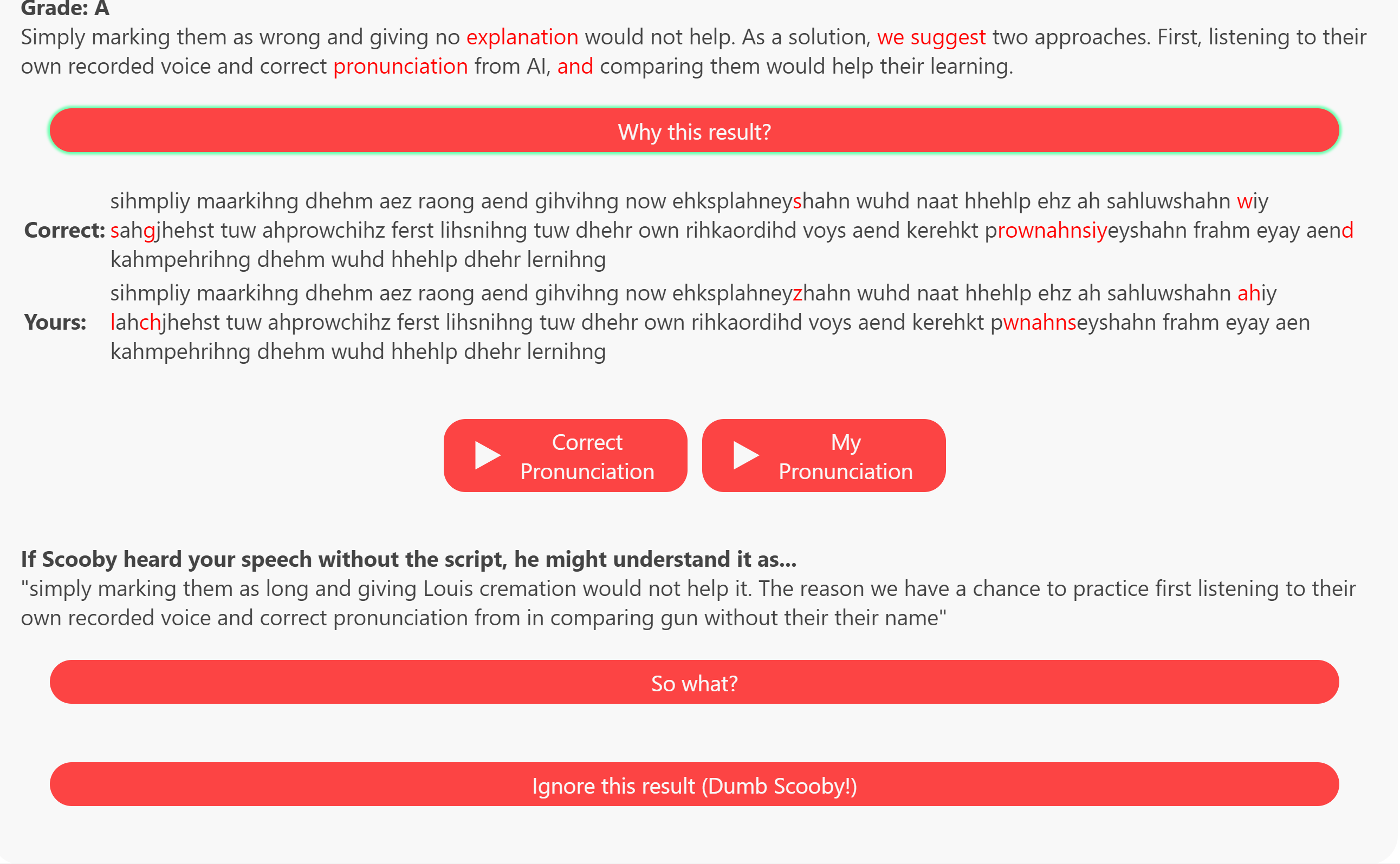 Scooby: AI-interactive Speech Practice Platform for Non-native English ...